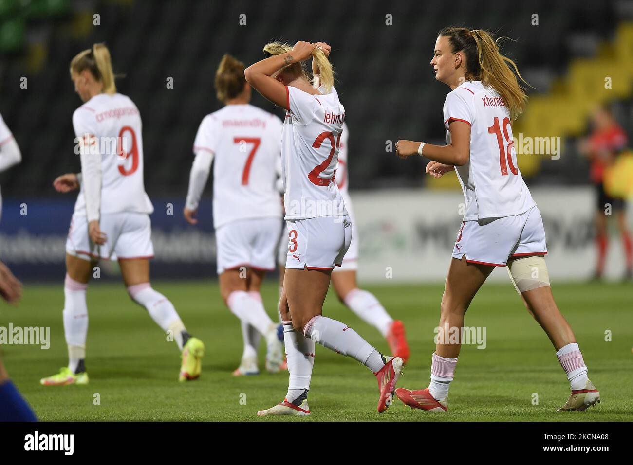 Riola Xhemaili, Ana-Maria Crnogorcevic, Svenja Folmli and Alisha ...