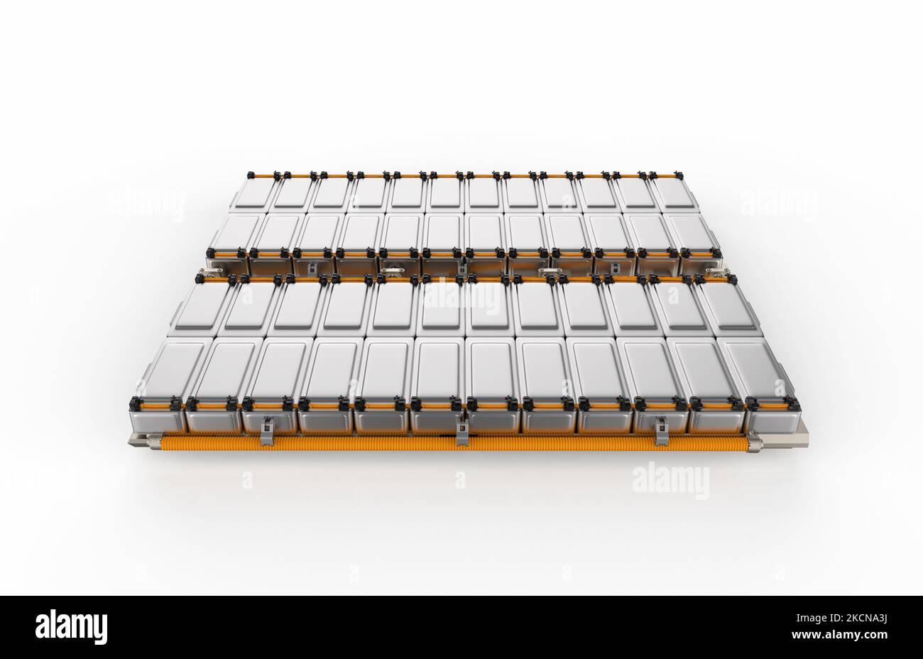 3d rendering electric car battery or pack of battery cells module Stock ...