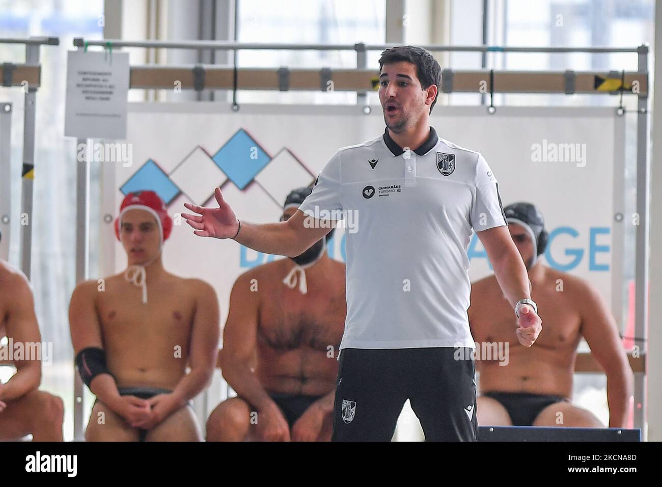 Coach: MACEDO Vitor (Vitoria) during the LEN Cup - Champions League ...