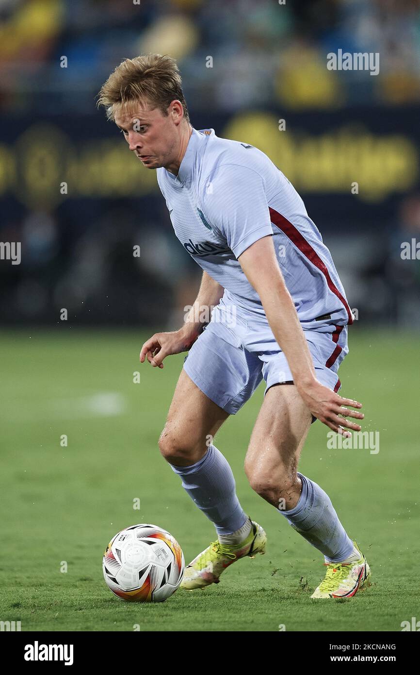 Frenkie de Jong of Barcelona in action during the La Liga Santander ...