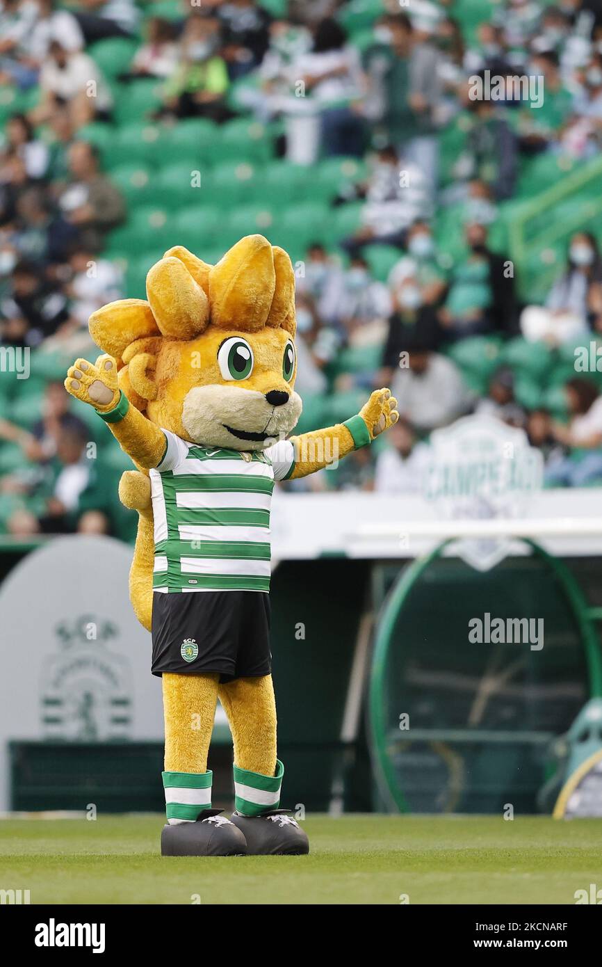 Jubas the Sporting’s mascot during the match for Liga BWIN between ...