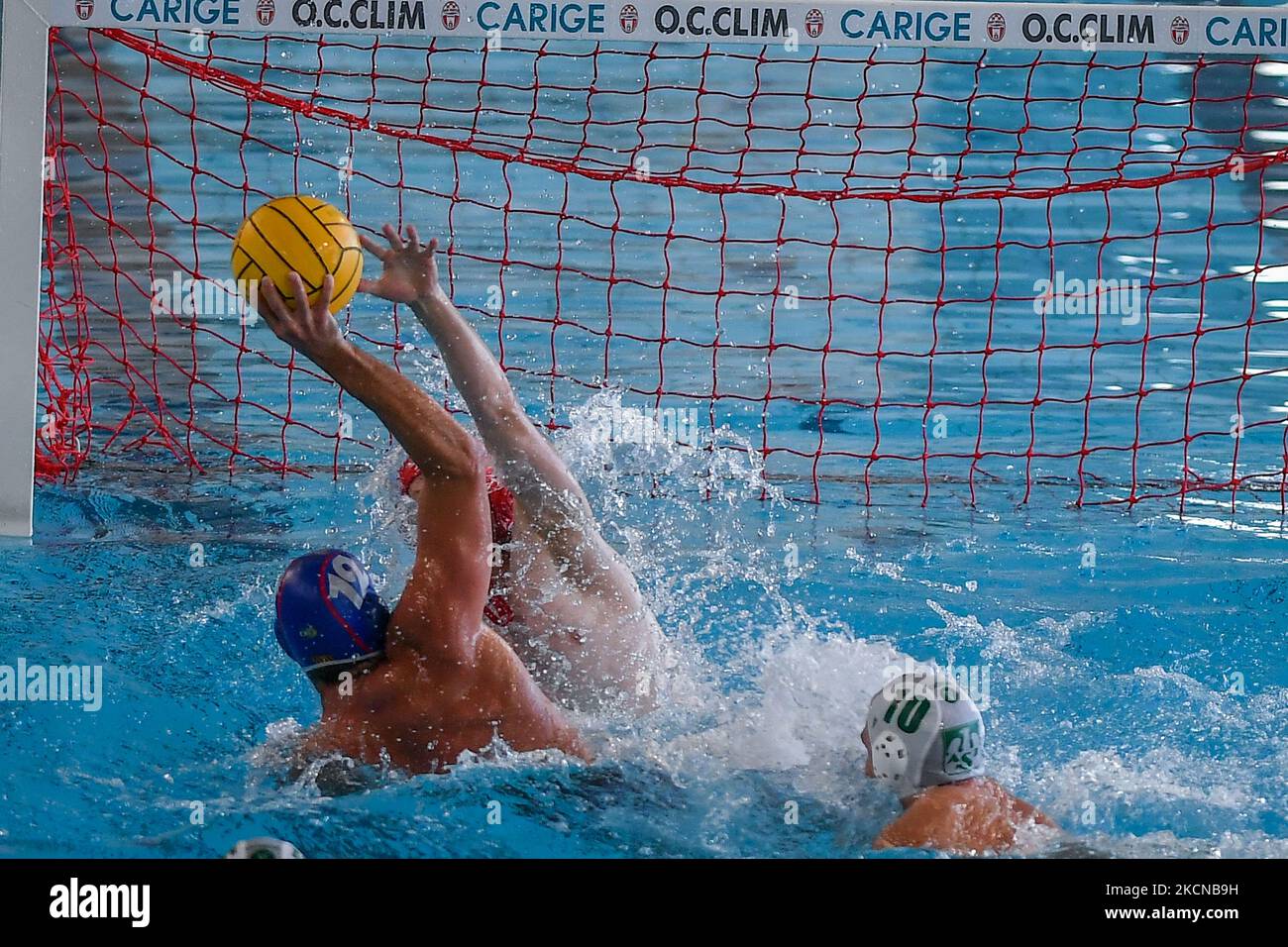 CHICO AUNOS Jordi (Terrassa9 and JUNG Dawid (AZS) during the LEN Cup ...