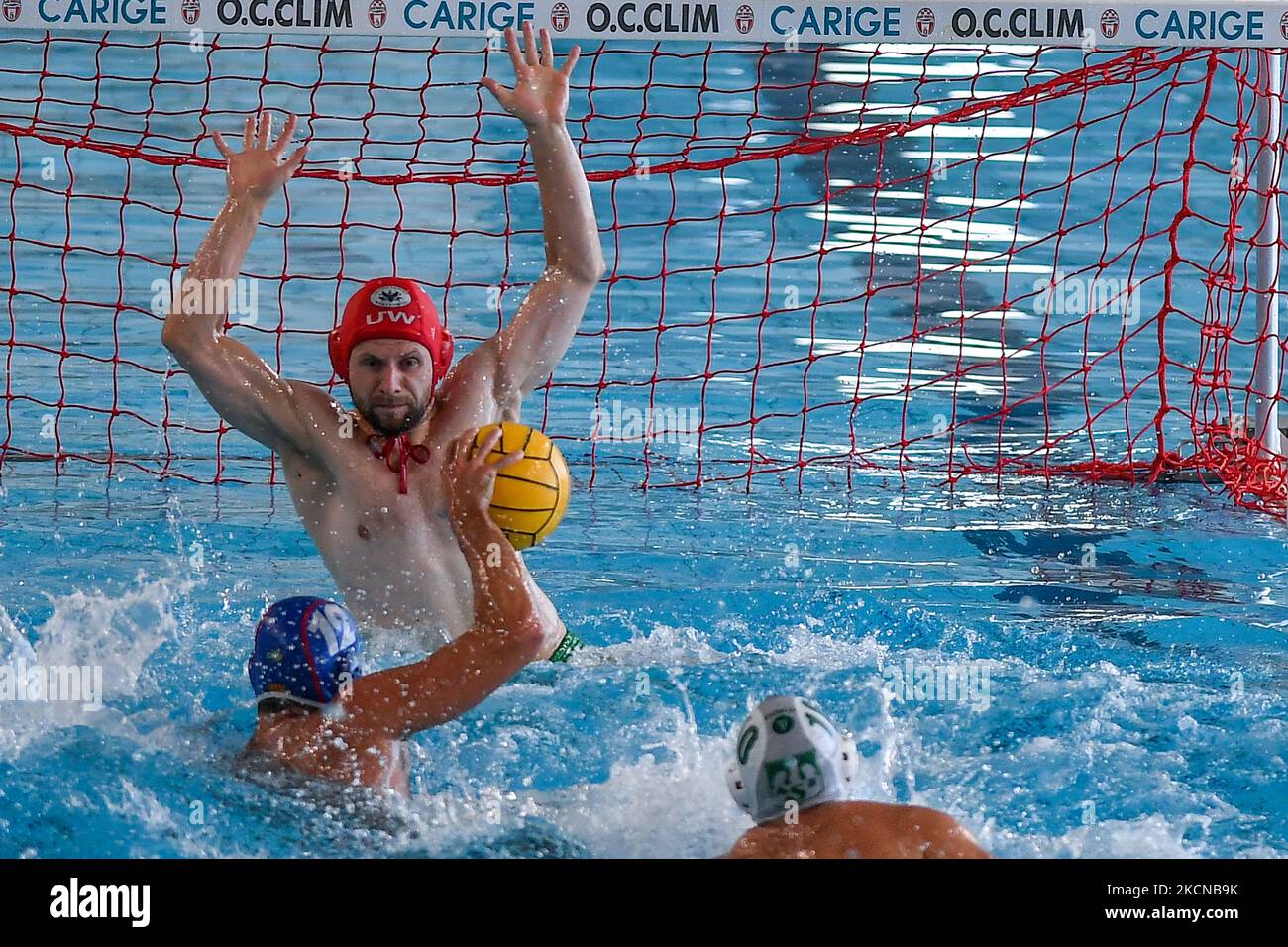 CHICO AUNOS Jordi (Terrassa9 and JUNG Dawid (AZS) during the LEN Cup ...