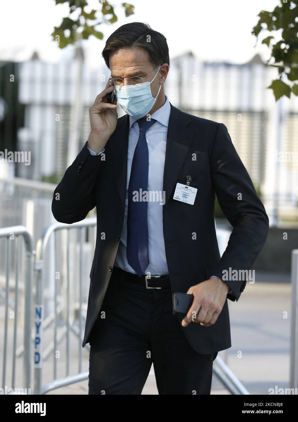 Netherlands Prime Minister Mark Rutte is seen outside the United ...