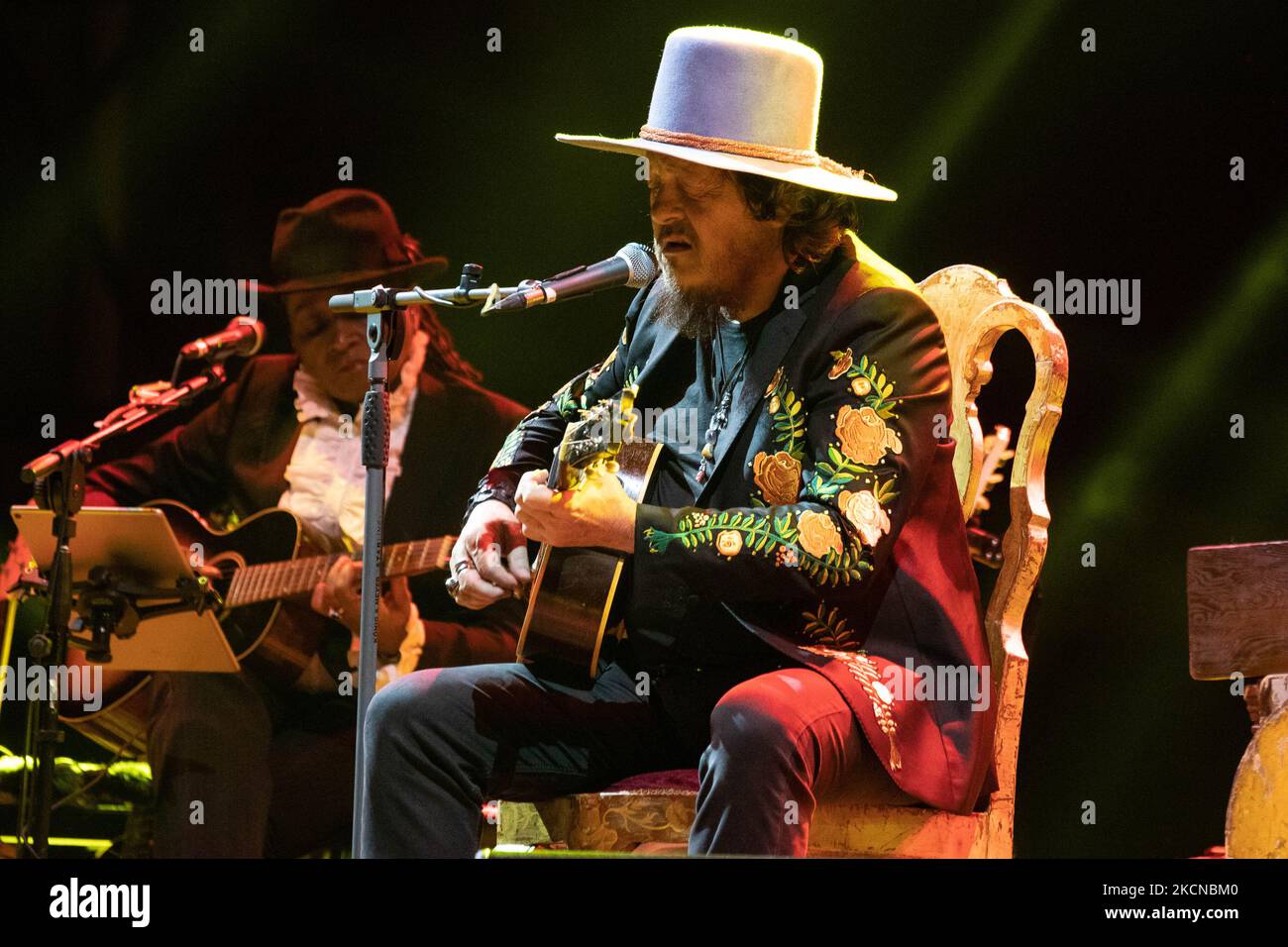 Zucchero during the Italian singer Music Concert Acoustic Zucchero in ...