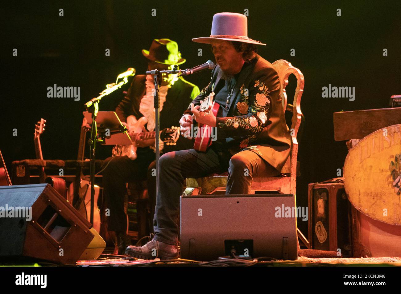 Zucchero during the Italian singer Music Concert Acoustic Zucchero in ...