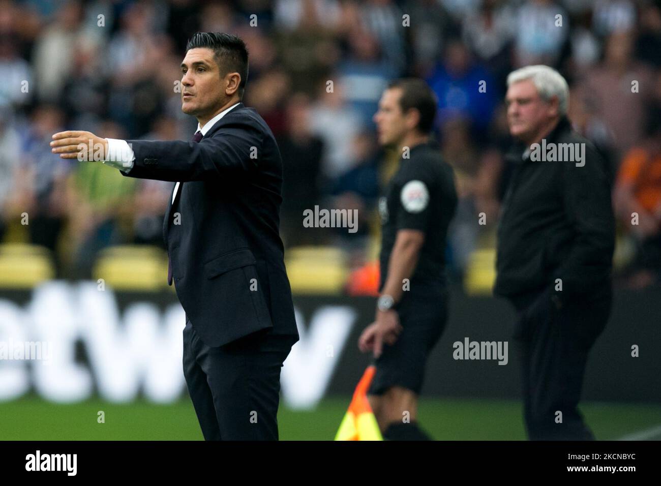 Xisco Muñoz of Watford gestures during the Premier League match between ...