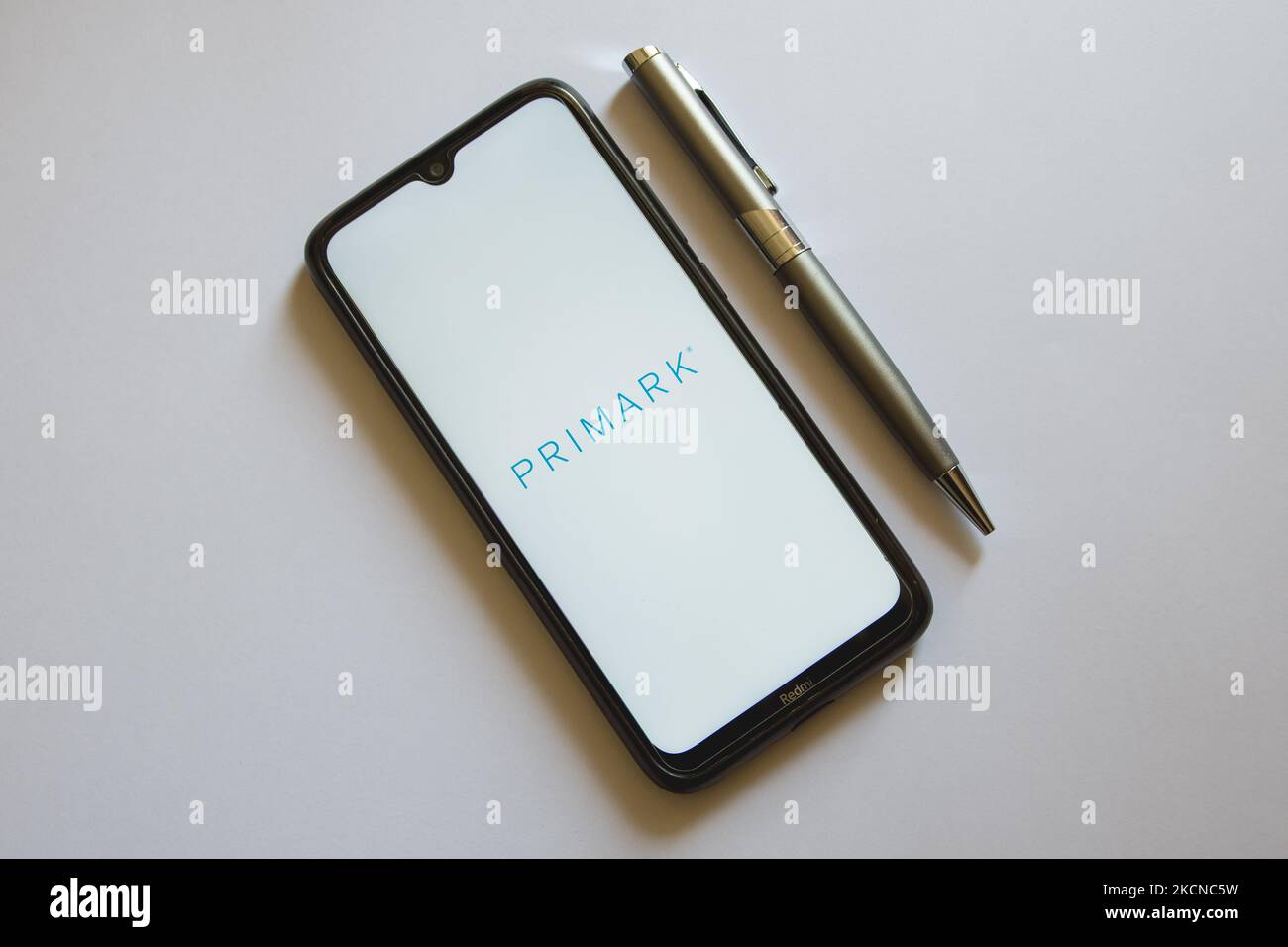 In this photo illustration a Primark logo is display on a smartphone ...
