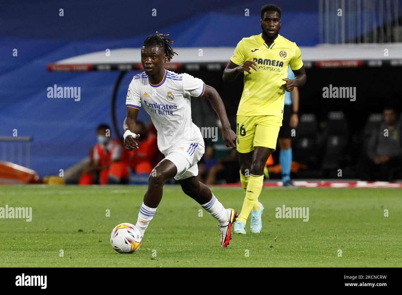 Eduardo Camavinga of Real Madrid in action during the La Liga match ...