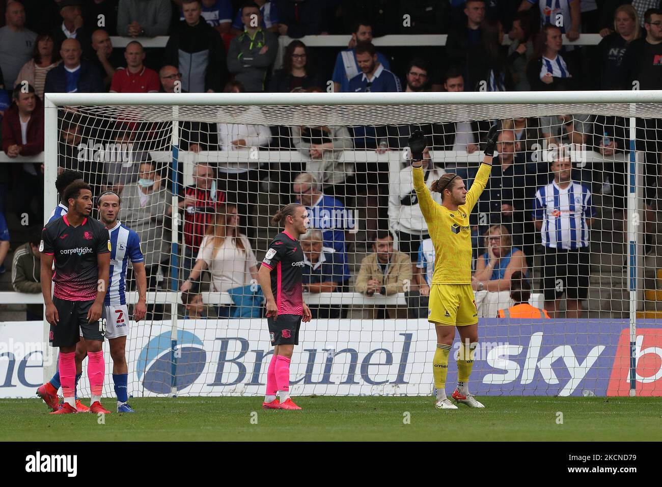 Ben Killip of Hartlepool United during the Sky Bet League 2 match ...