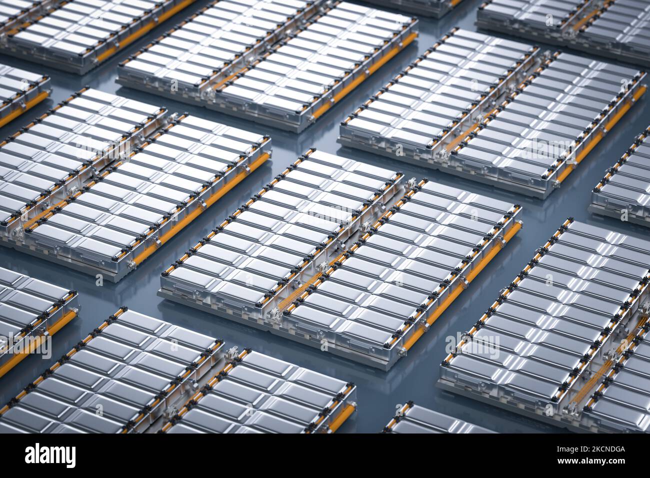 3d rendering electric car battery or pack of battery cells module Stock ...