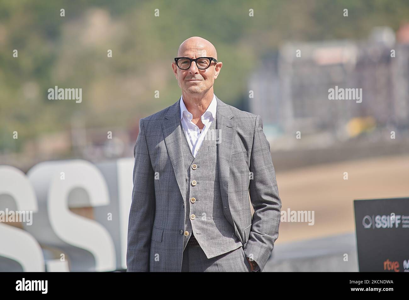 Stanley Tucci attends La Fortuna Photocall at the 69th San Sebastian ...