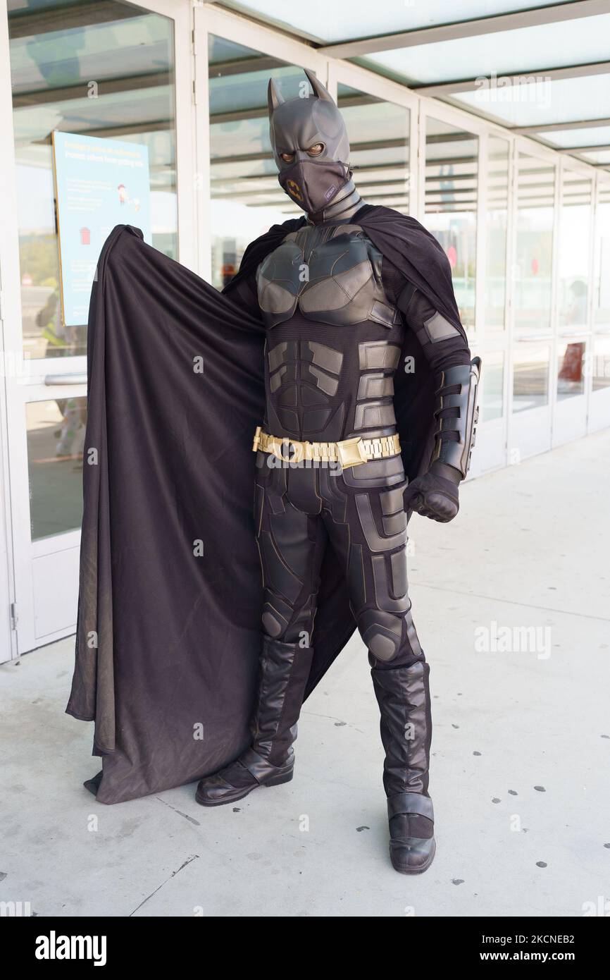 cosplayer poses during the 'Japan Weekend Madrid 2021' fair at IFEMA on ...