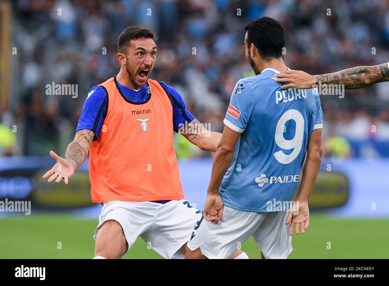 Pedro of SS Lazio celebrates after scoring second goal during the Serie ...