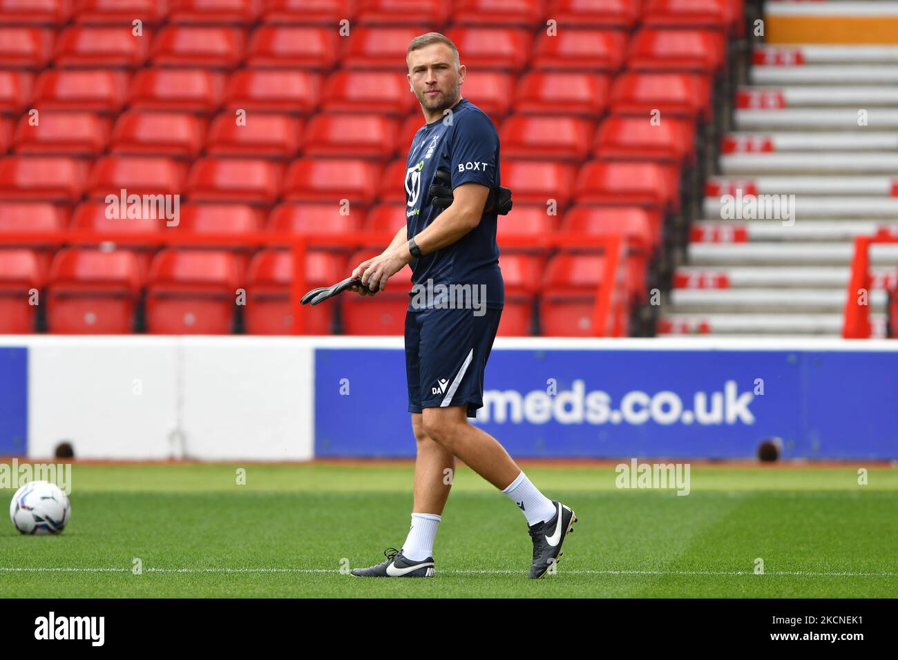 Nottingham Forest first team goalkeeper coach, Danny Alcock during the ...