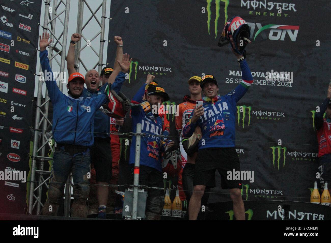 Team Italy, the winner of the 2021 Motocross World Championship ...