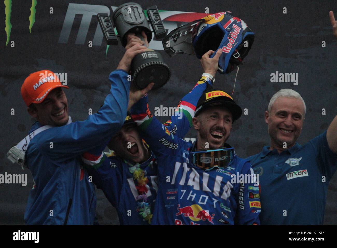Team Italy, the winner of the 2021 Motocross World Championship ...
