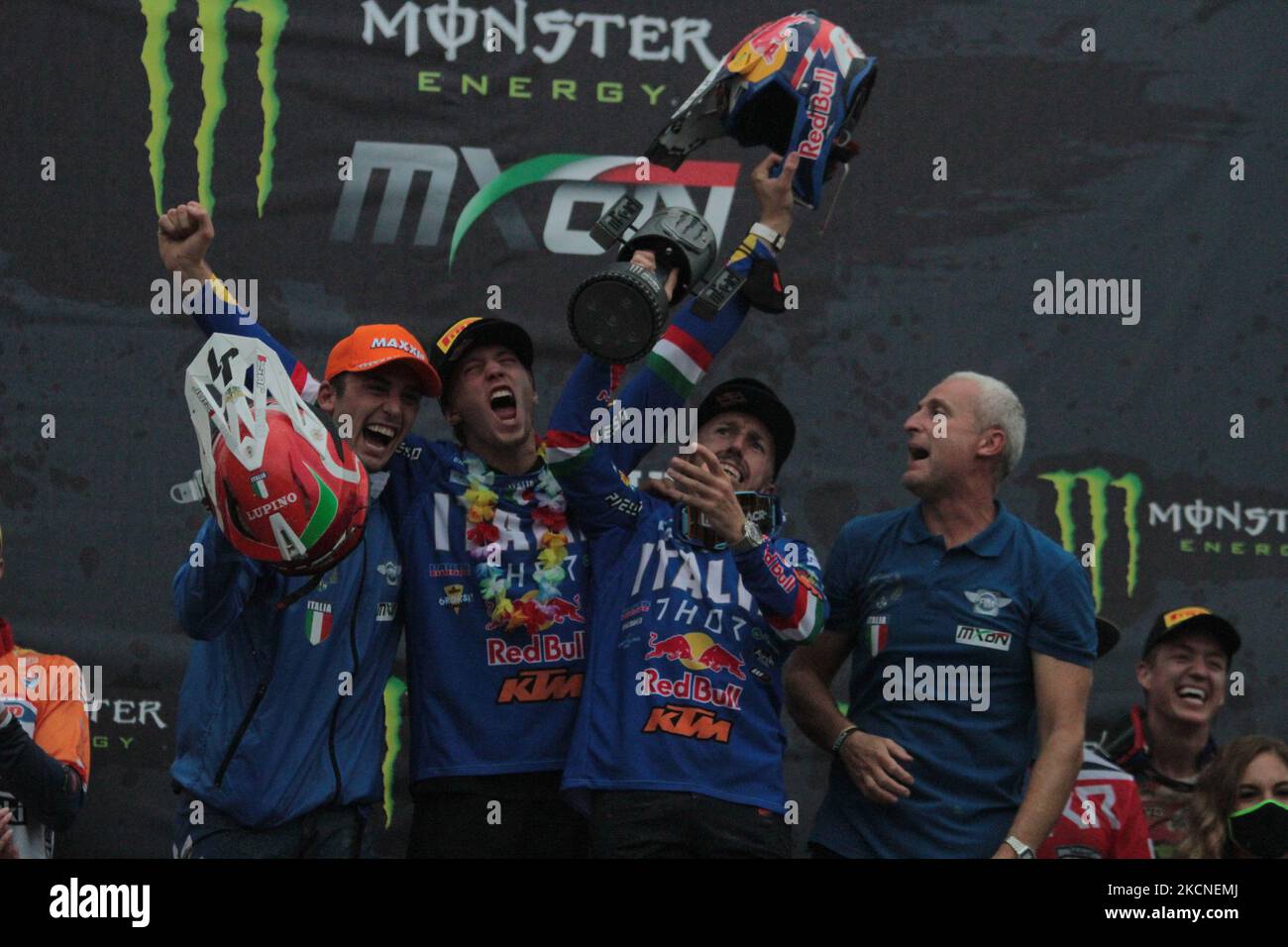 Team Italy, the winner of the 2021 Motocross World Championship ...