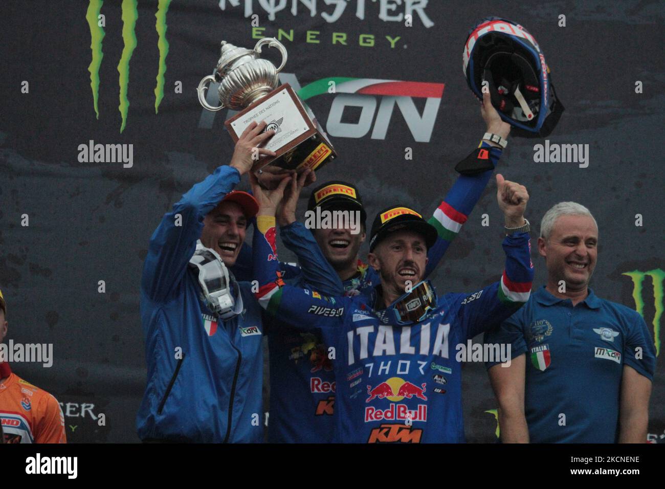 Team Italy, the winner of the 2021 Motocross World Championship ...