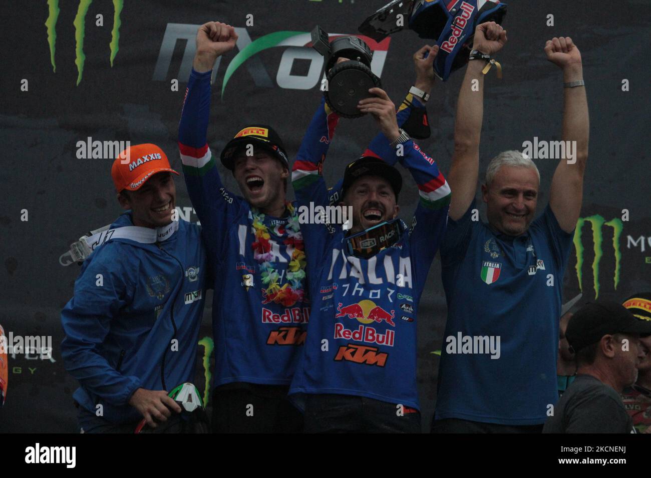 Team Italy, the winner of the 2021 Motocross World Championship ...