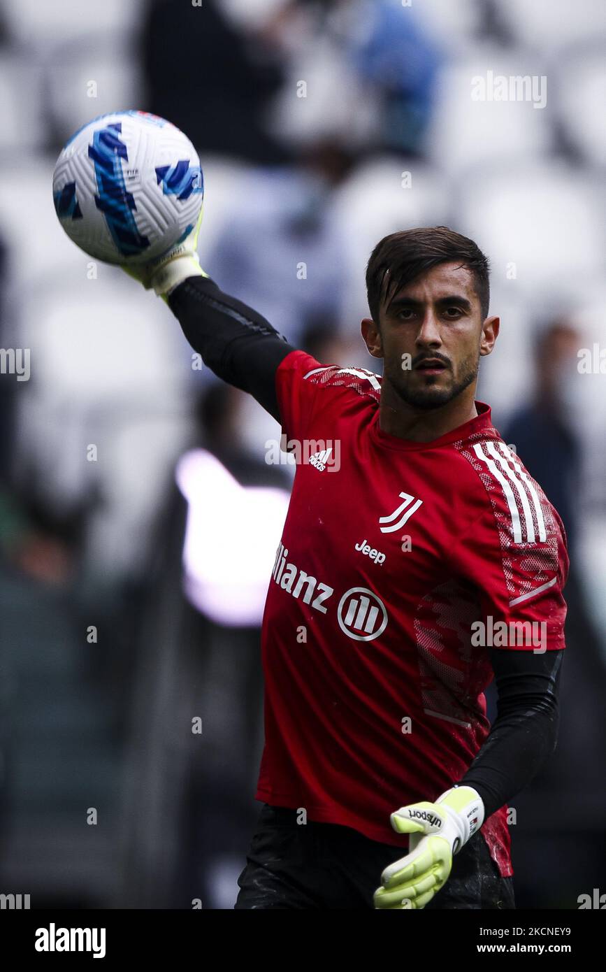 Juventus goalkeeper Mattia Perin (36) warms up before the Serie A ...