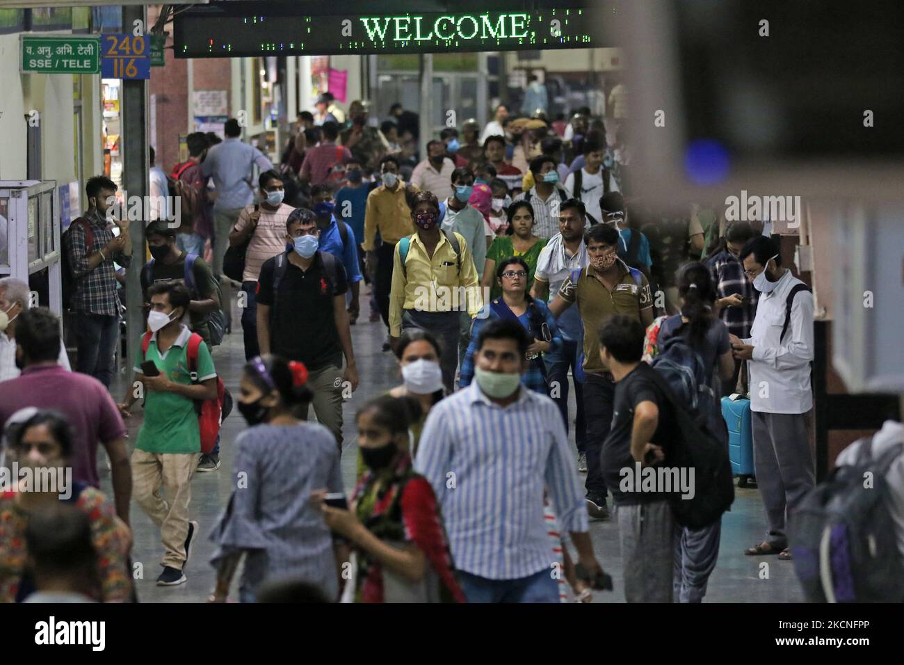 Candidates crowd at Railway Station after their Rajasthan Eligibility ...