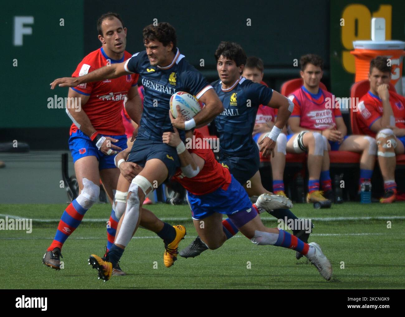 Hsbc world rugby seven series 9th place play off match hi-res stock ...