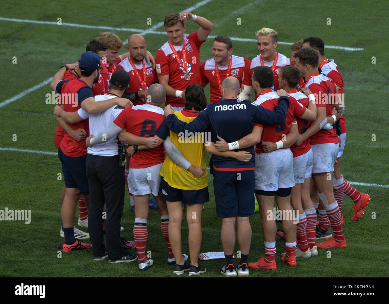 Hsbc world rugby seven series cup final match hi-res stock photography ...