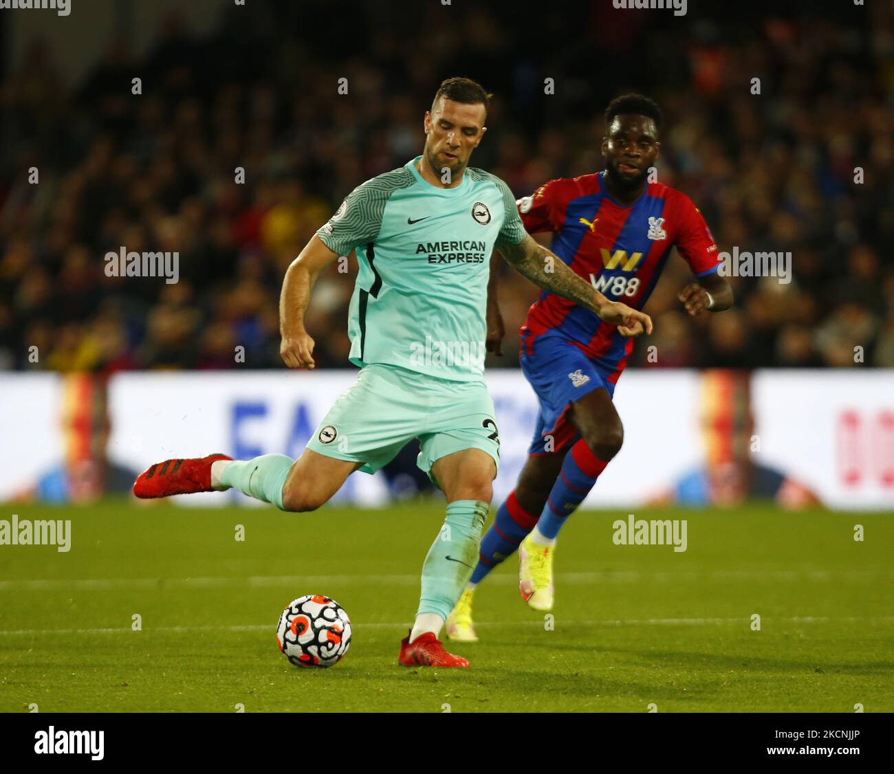 Brighton & Hove Albion's Shane Duffy during Premier League between ...