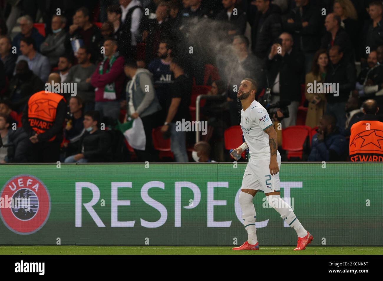 Kyle Walker during the UEFA Champions League, Group A football match ...