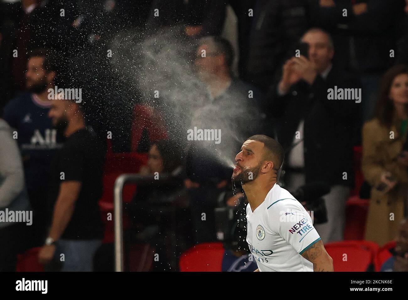 Kyle Walker during the UEFA Champions League, Group A football match ...
