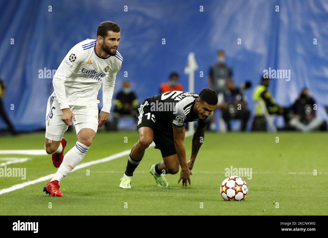 Nacho Fernandez of Real Madrid during the UEFA Champions League match ...