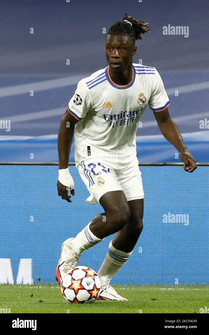 Eduardo Camavinga of Real Madrid during the UEFA Champions League match ...
