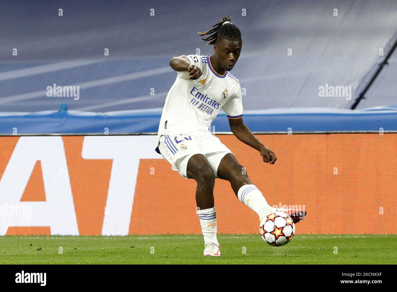 Eduardo Camavinga of Real Madrid during the UEFA Champions League match ...