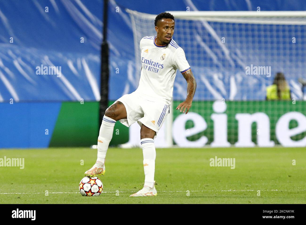 Eder Militao of Real Madrid during the UEFA Champions League match ...