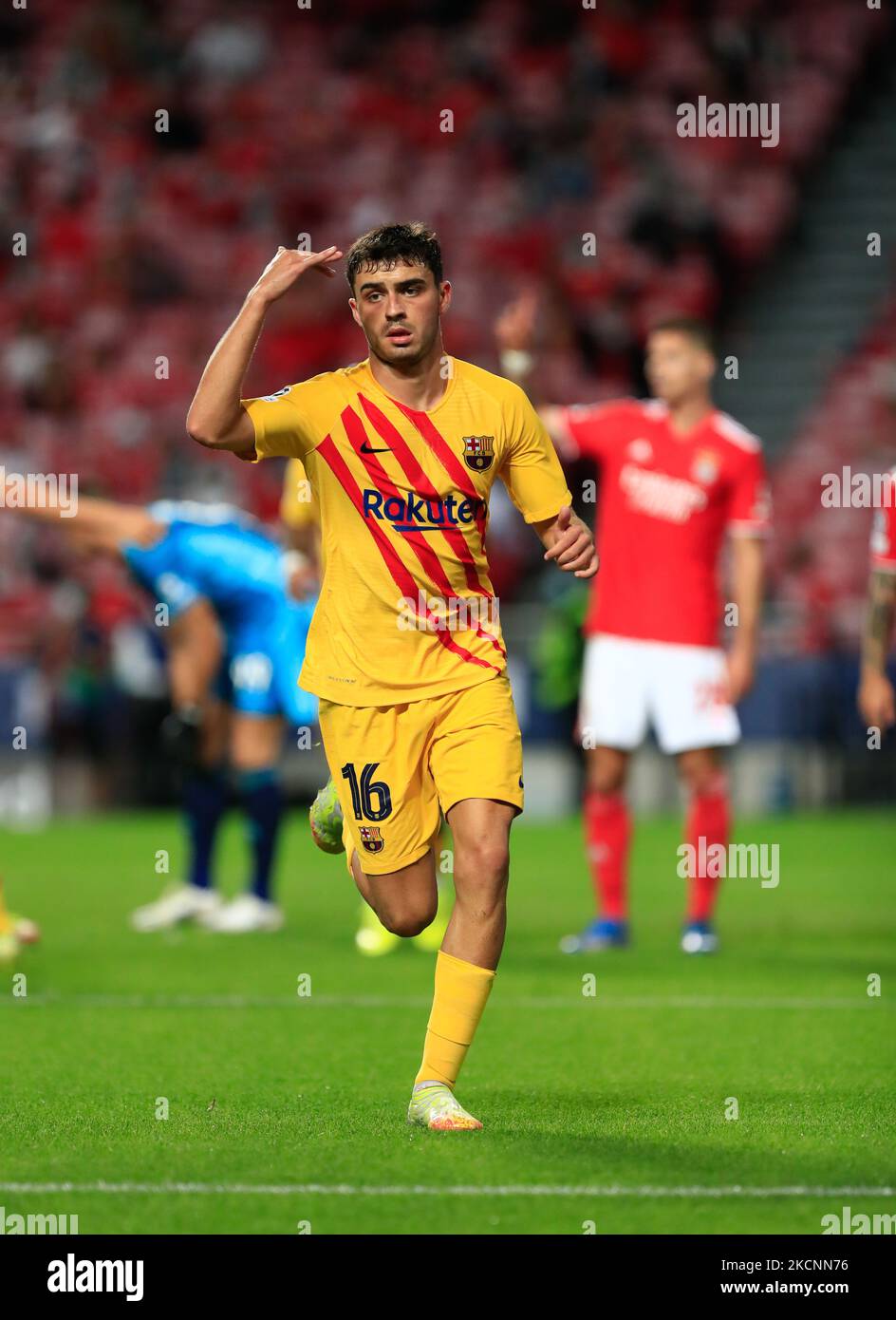 Pedri Gonzalez of FC Barcelona during the UEFA Champions League group E ...