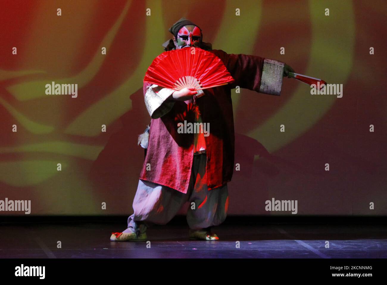 Sep 30, 2021-Seoul, South Korea-Actors performs about Pansori musical ...