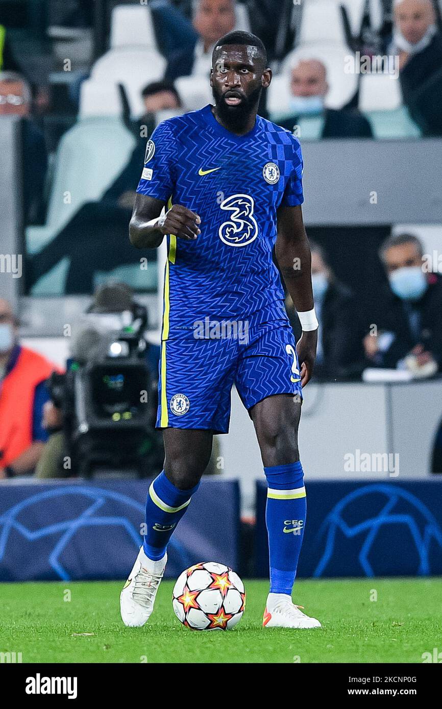 Antonio Rudiger of Chelsea FC during the UEFA Champions League group H ...