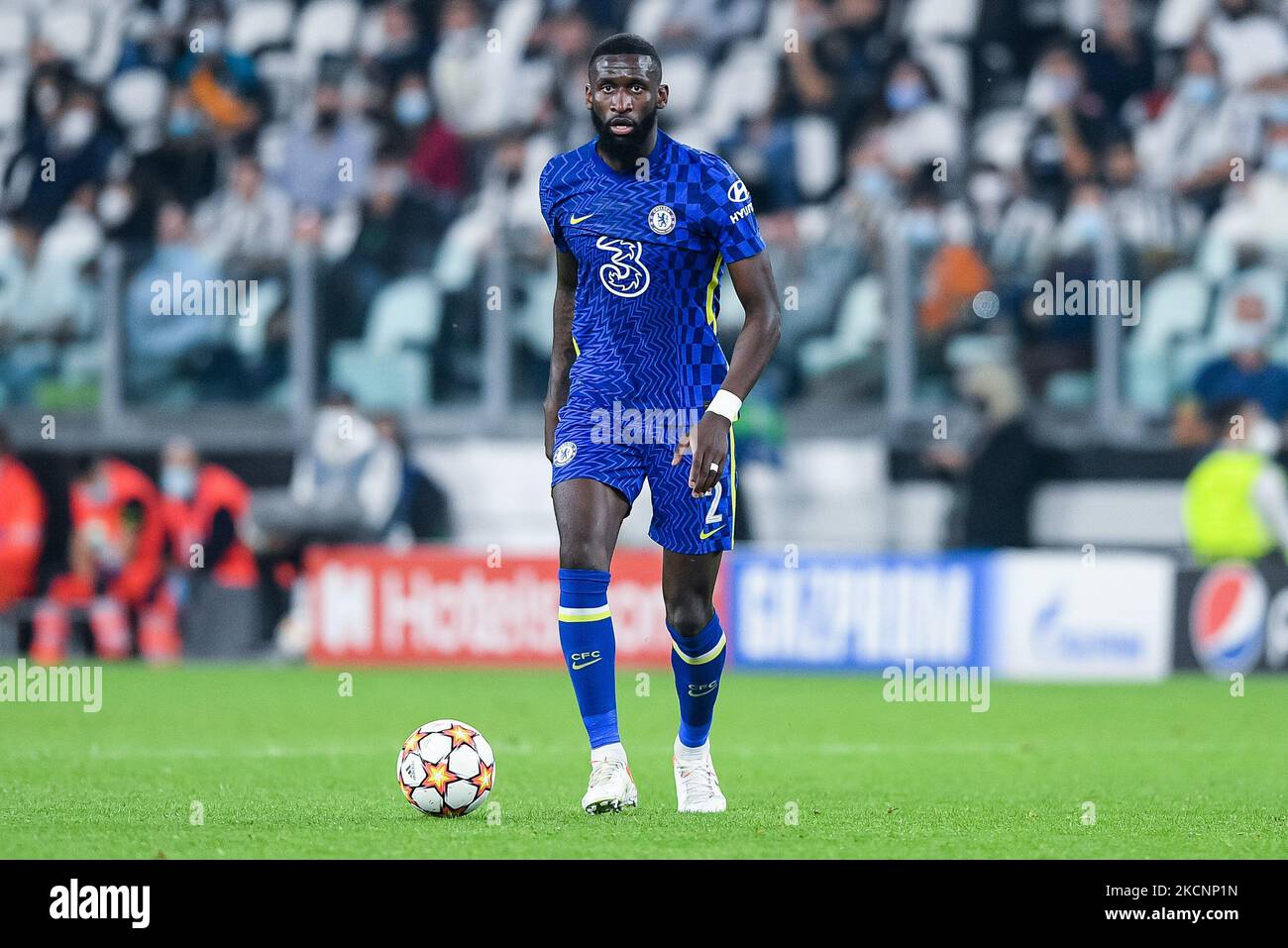 Antonio Rudiger of Chelsea FC during the UEFA Champions League group H ...