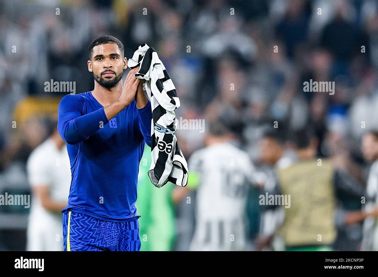 Ruben Loftus-Cheek of Chelsea FC greets his supporters at the end of ...