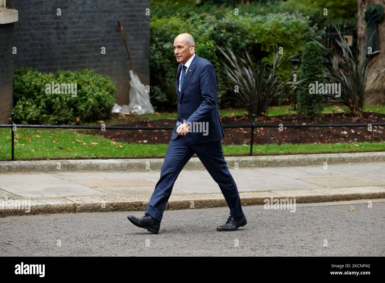 Slovenian Prime Minister Janez Jansa arrives to visit British Prime ... Slovenian Prime Minister Janez Jansa arrives to visit British Prime ...