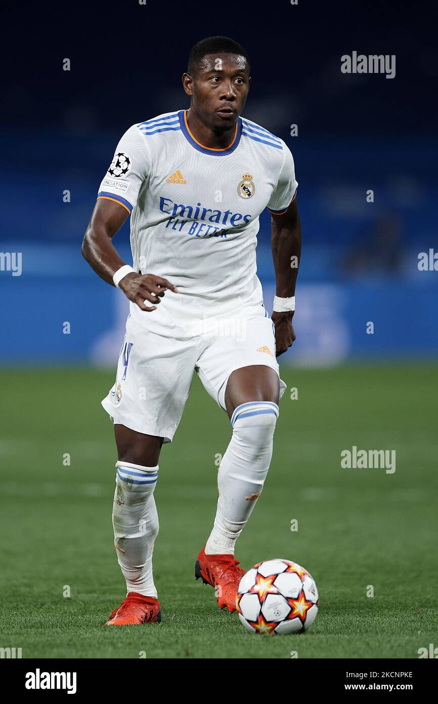 David Alaba of Real Madrid during the UEFA Champions League group D ...