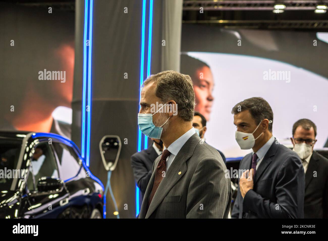 The Spanish King, Felipe VI and the Spanish president, Pedro Sanchez ...