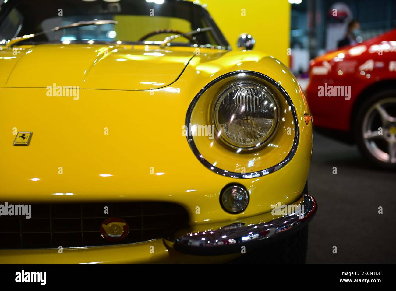 Cars in exposition on Autoclassica, annual fair based in Fiera Milano ...