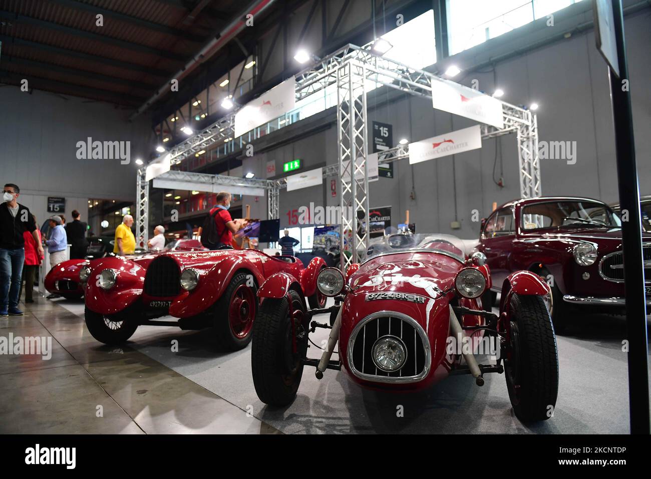 Cars in exposition on Autoclassica, annual fair based in Fiera Milano ...