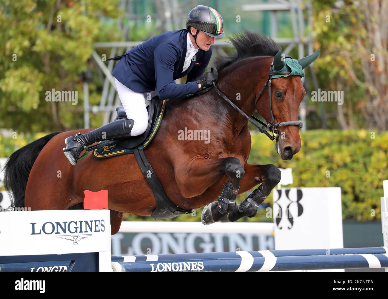 Fabio Brotto riding Doha Delle Roane during the Copa Negrita ...