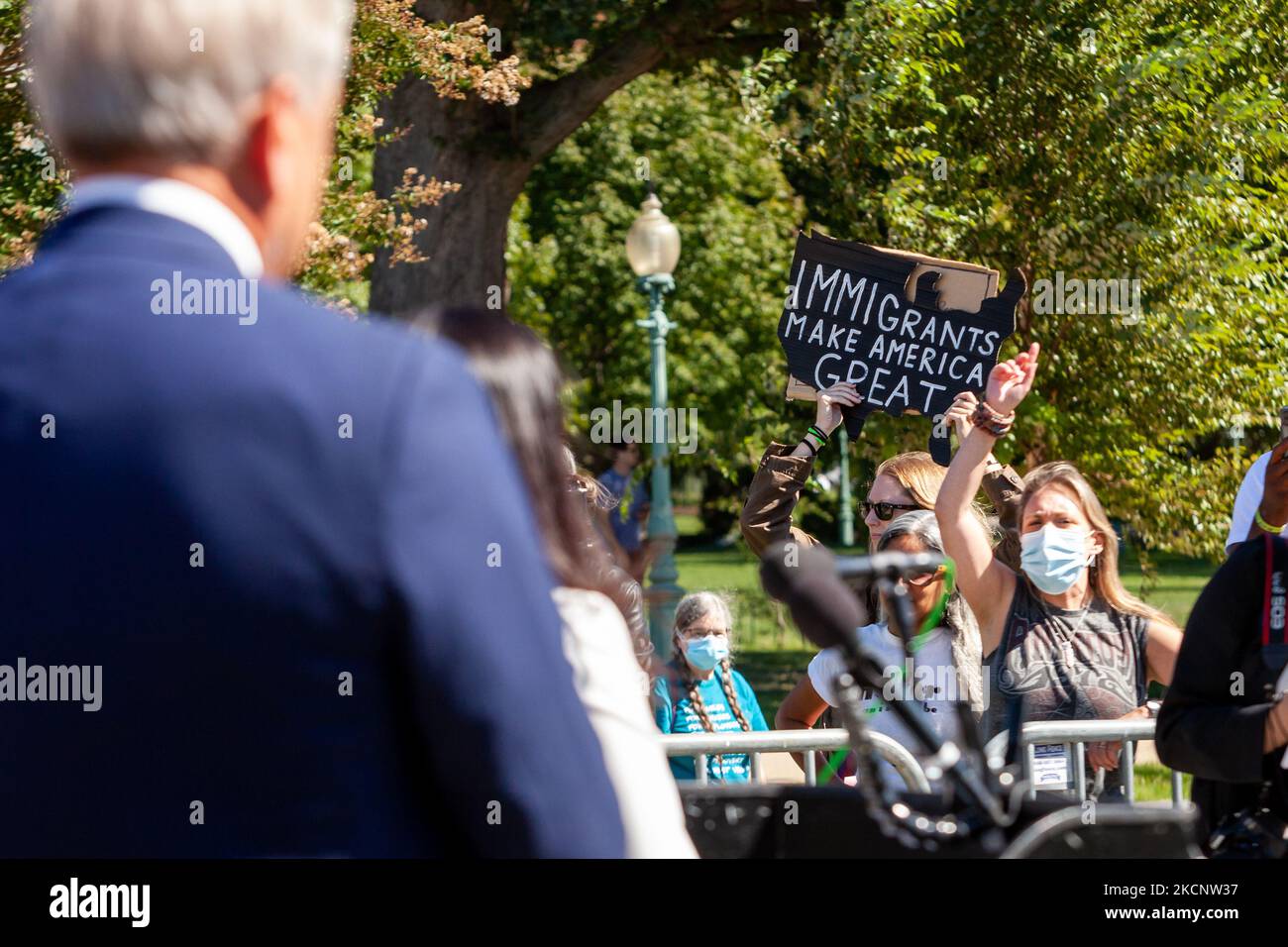 Left-leaning protesters shout down a press conference held by House ...