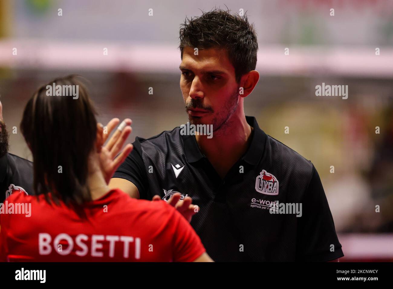Marco Musso head coach of UYBA Unet E-Work Busto Arsizio during the ...