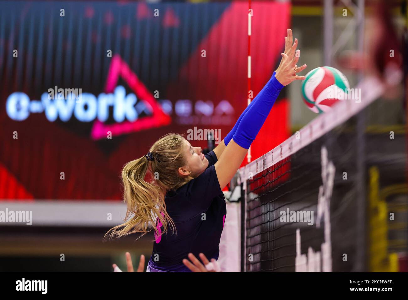 Anna Danesi #18 of Vero Volley Monza during the Trofeo Mimmo Fusco 2021 ...