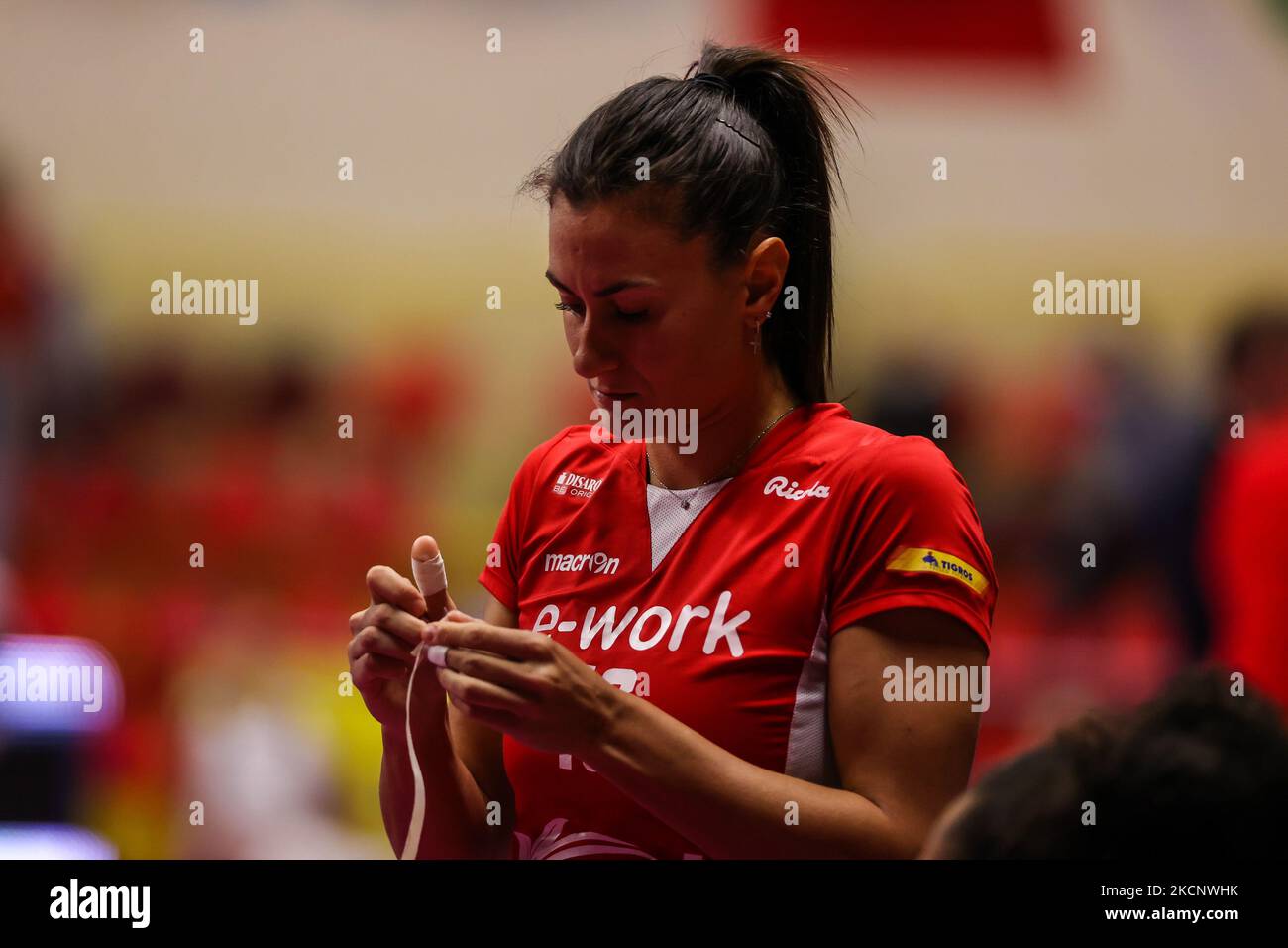 Lucia Bosetti #16 of UYBA Unet E-Work Busto Arsizio during the Trofeo ...
